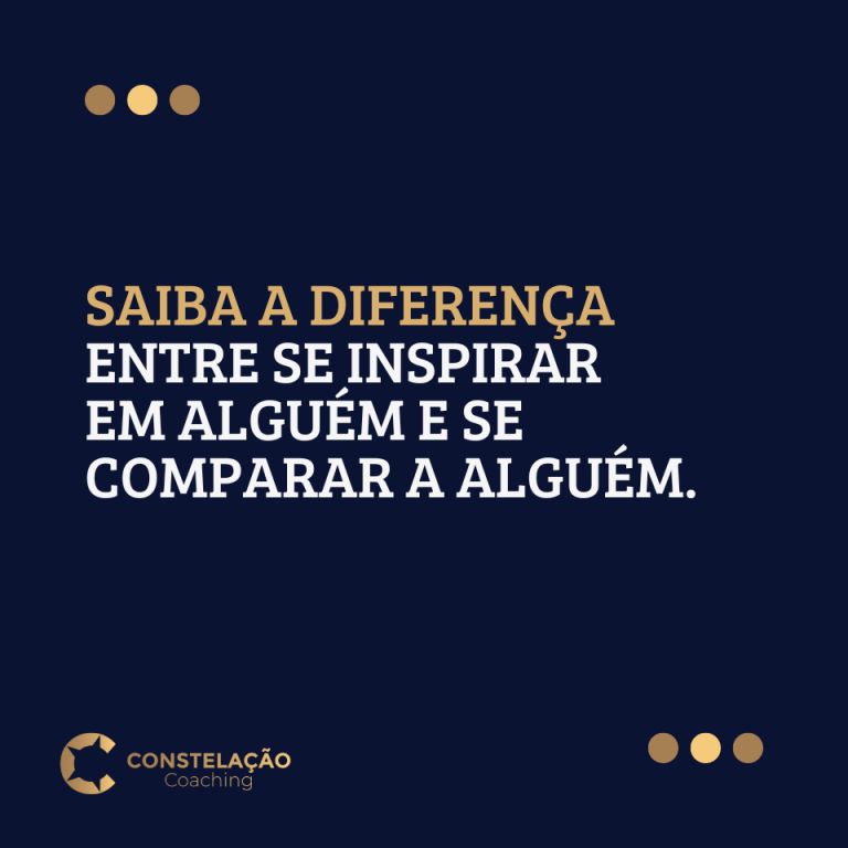 Saiba a diferença entre se inspirar em alguém e se comparar a alguém ...